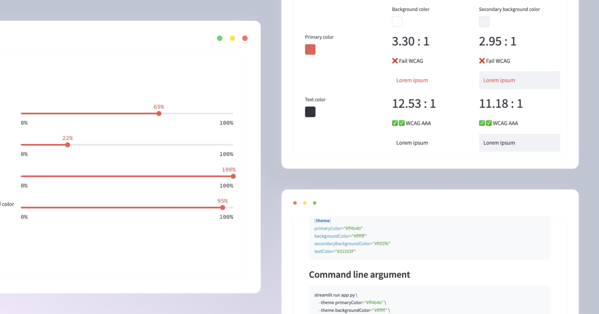 Accessible Color Themes For Streamlit Apps